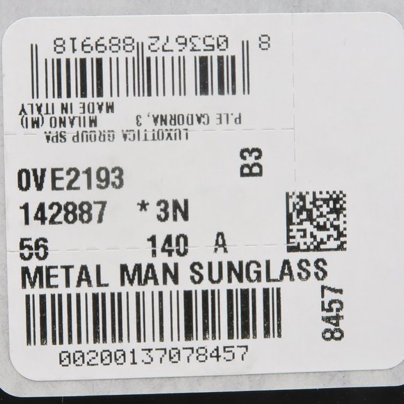 Versace | Accessories | Versace Mod 293 142887 Unisex Aviator Blackgold ...